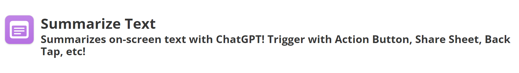 Summarize on-screen text with AI easily and quickly with this Apple shortcut