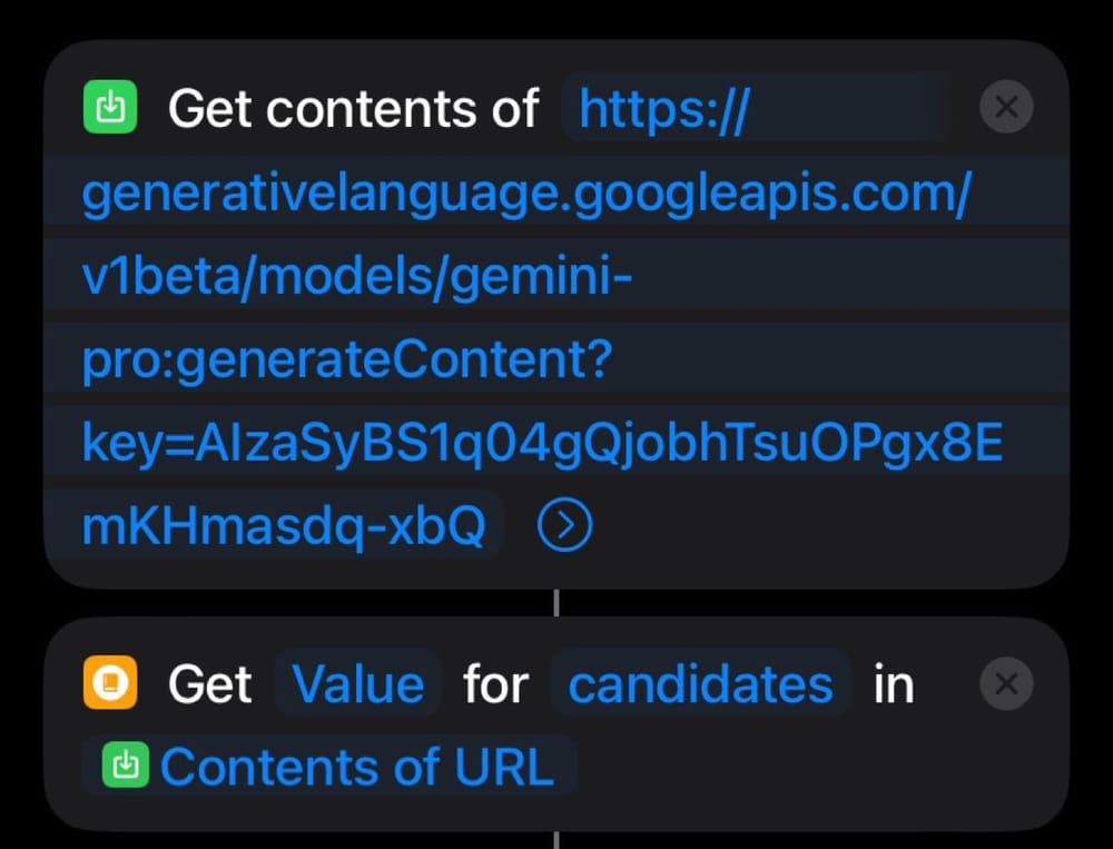 Gemini API Integration with Apple Shortcuts: A Step-by-Step Tutorial