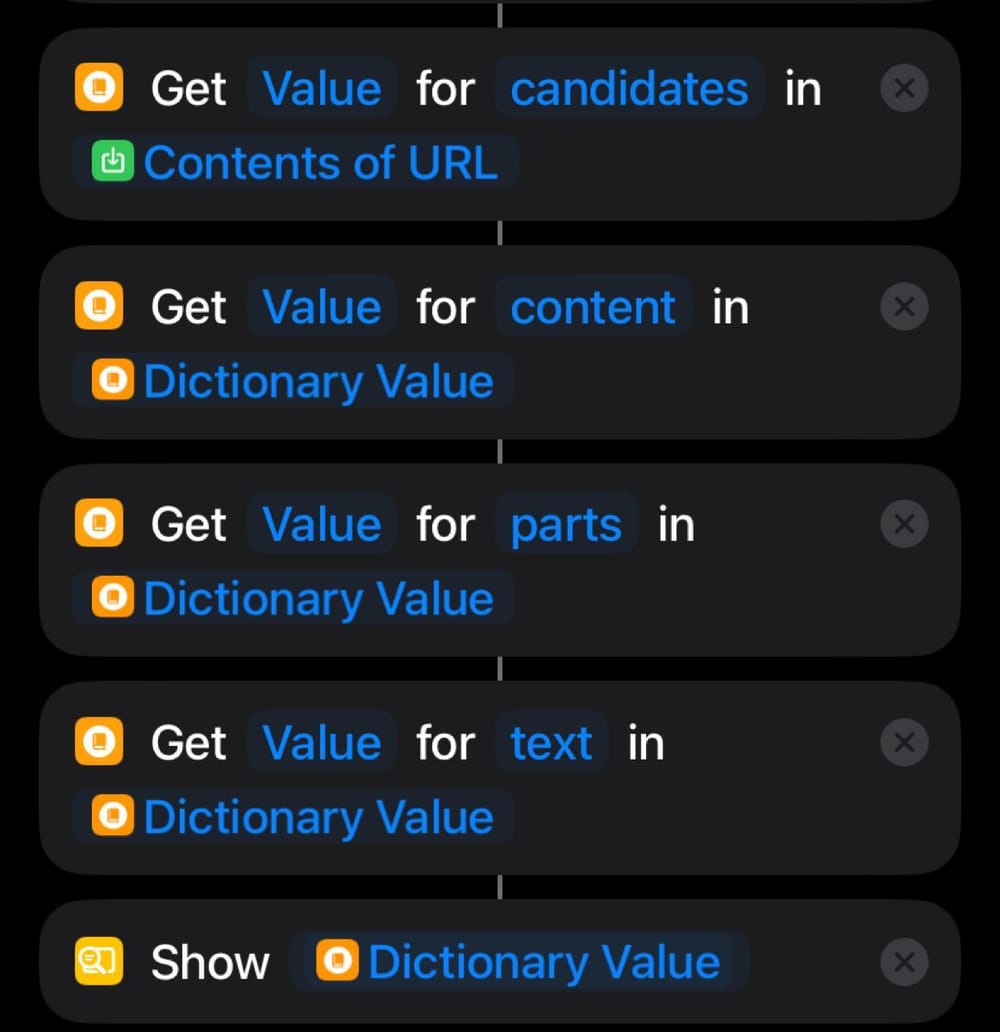Gemini API Integration with Apple Shortcuts: A Step-by-Step Tutorial