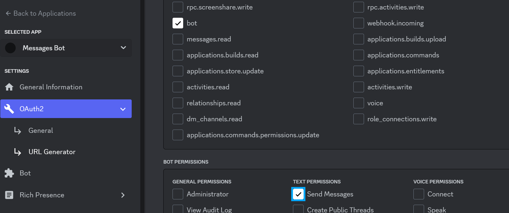 Creating a Discord Bot and Sending Messages via an Apple Shortcut