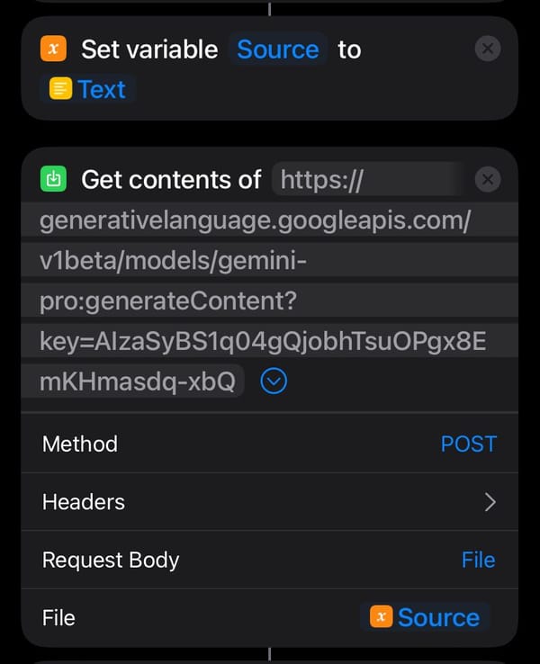 Gemini API Integration with Apple Shortcuts: A Step-by-Step Tutorial